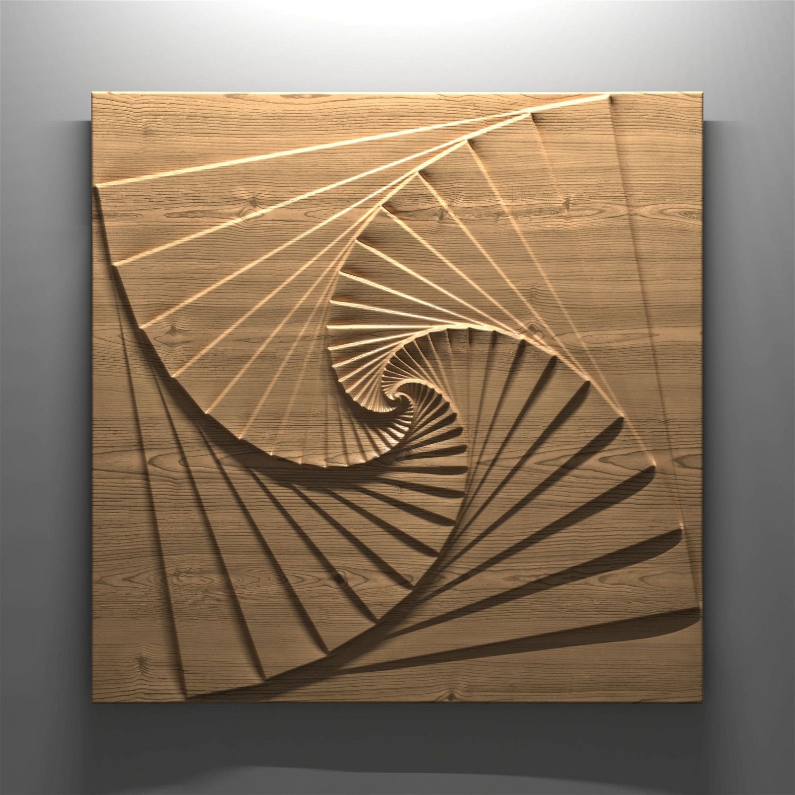 Bas-relief "Geometry Three" 3d file for CNC – Bonitum CNC Model Studio