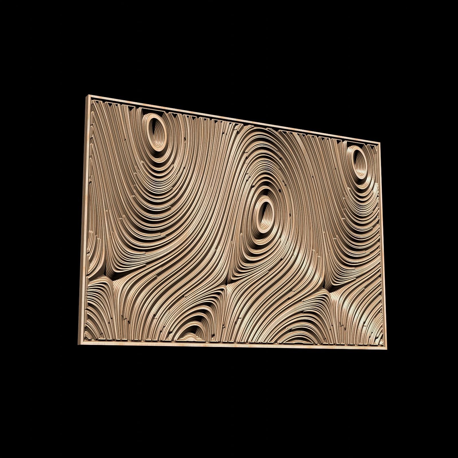 CaramelNafta5 Wavy pattern Vector file for V-bit carving – Bonitum CNC ...