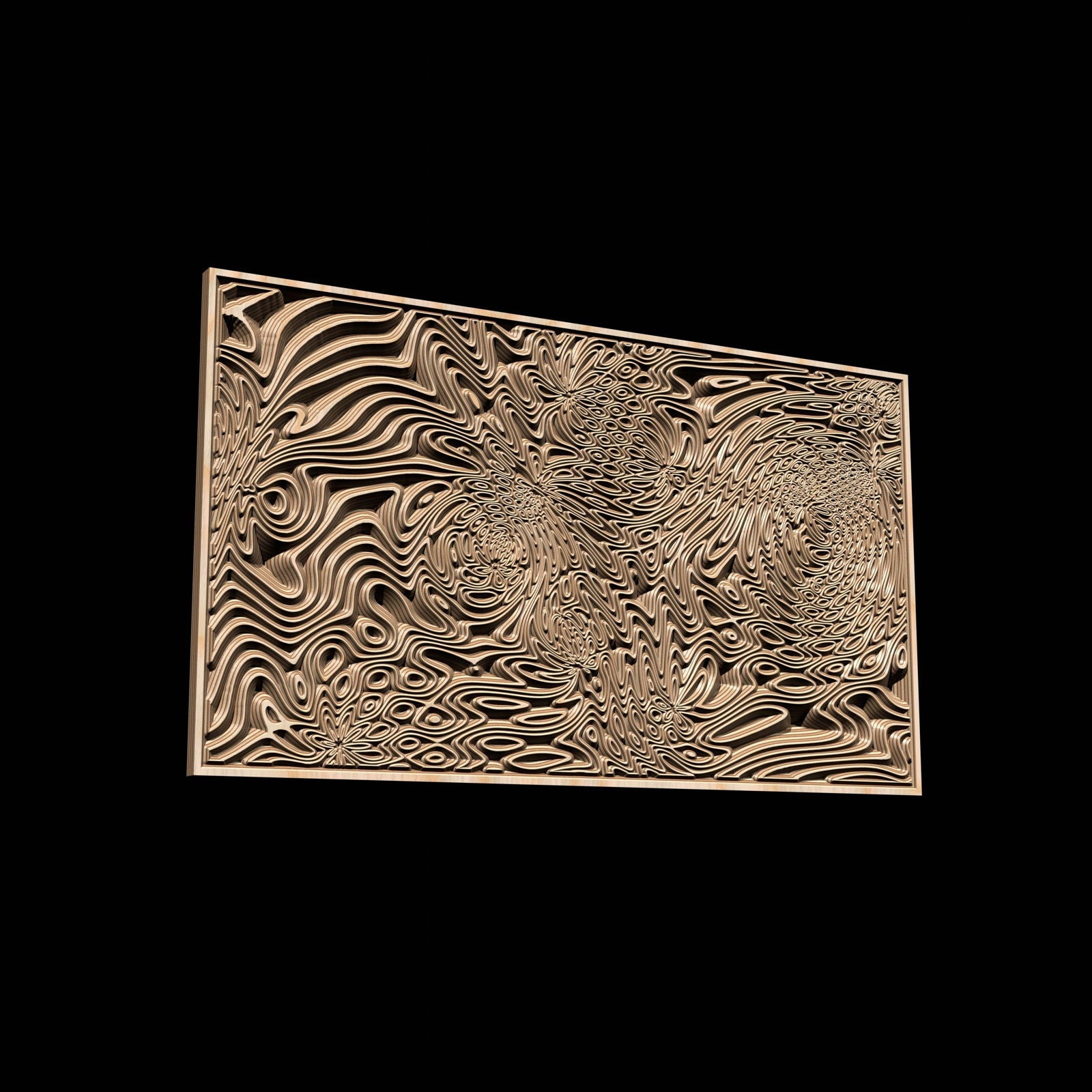 GM6323050025 Vector file for V- bit carving – Bonitum CNC Model Studio