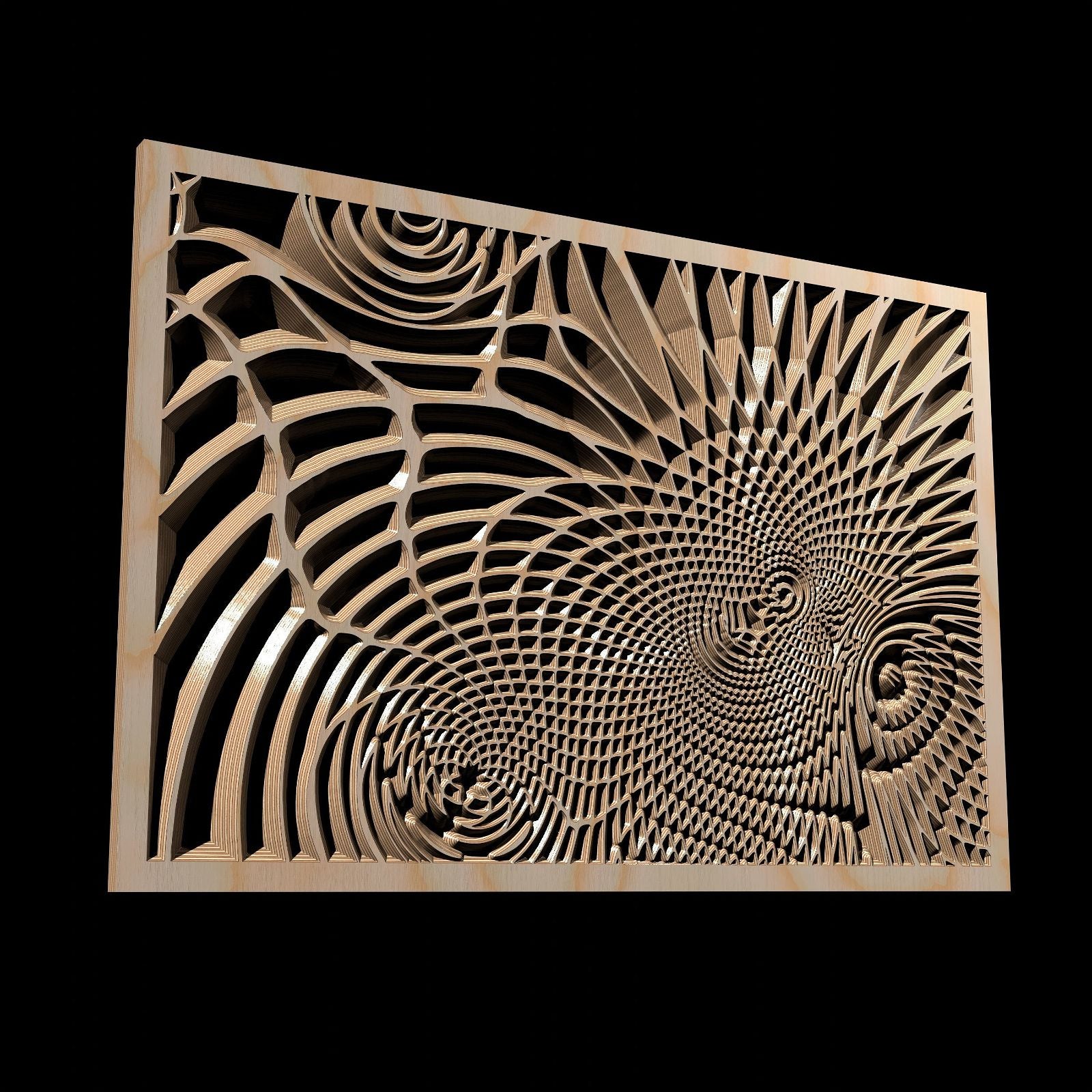 GROCK3 Vector file for CNC router V-bit carving – Bonitum CNC Model Studio