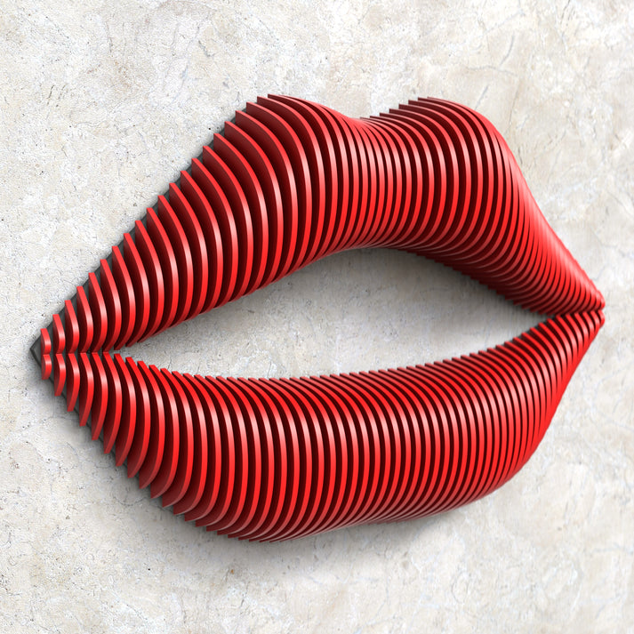 Parametric wall art COOL LIPS V4 CNC cutting file – Bonitum CNC Model ...