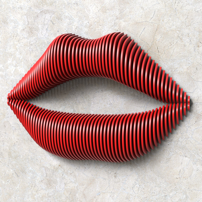 Parametric wall art COOL LIPS V4 CNC cutting file – Bonitum CNC Model ...